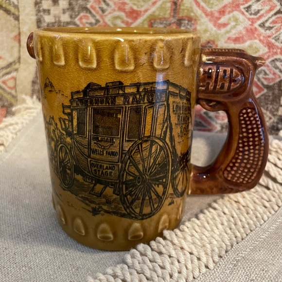 Dining | Vintage Wells Fargo Straight Shooter Gun Mug | Poshmark